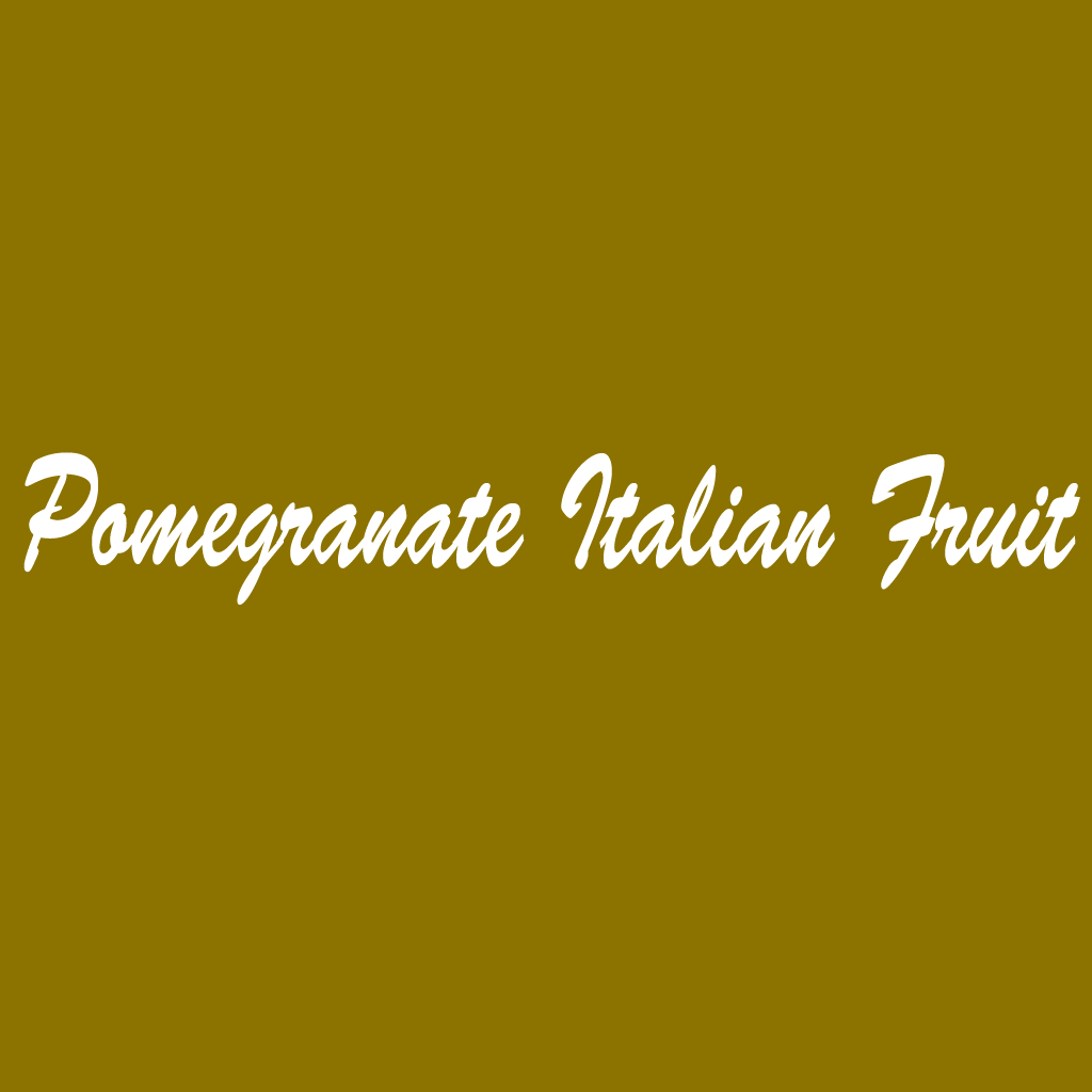 Pomegranate Italian Fruit – Cavallini Coffee